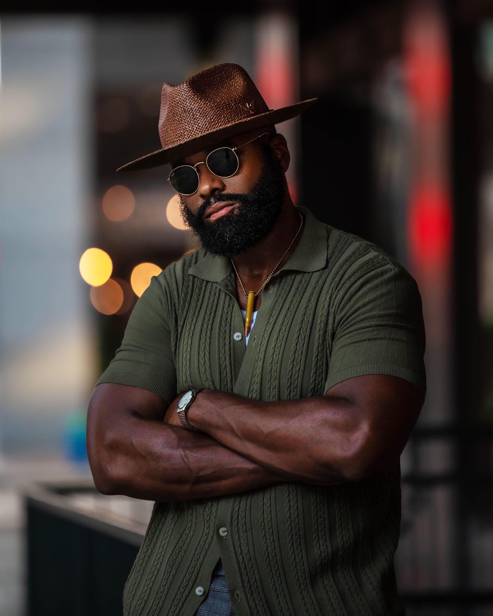 Straw Fedora | Summer Hat Toffee | Southern Gents