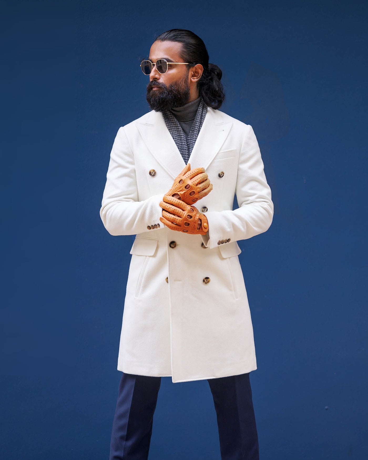 SG Men's Anniversary V Double Breasted Topcoat – Ivory – Southern Gents