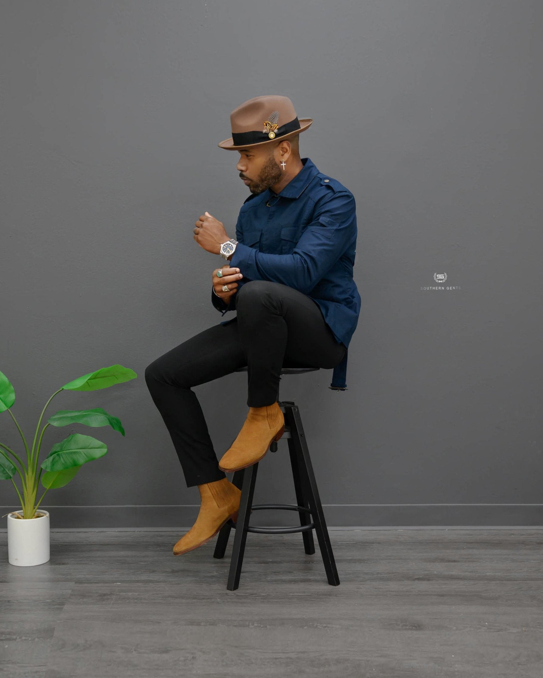 SG Men's Field Jacket – Navy – Southern Gents