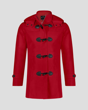 SG Toggle Raincoat - Red – Southern Gents