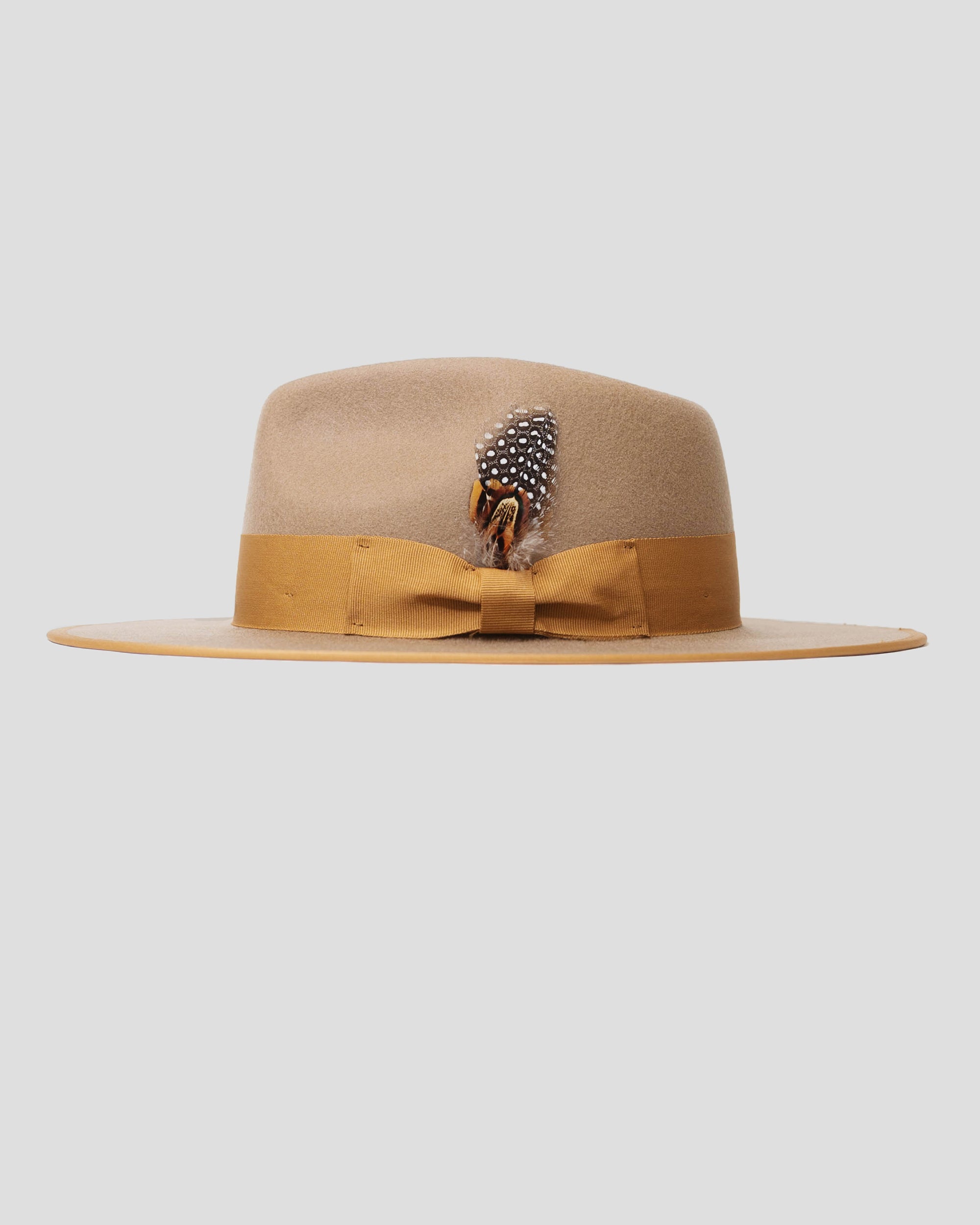Wide Brim Fedora Men | Mocha | Southern Gents