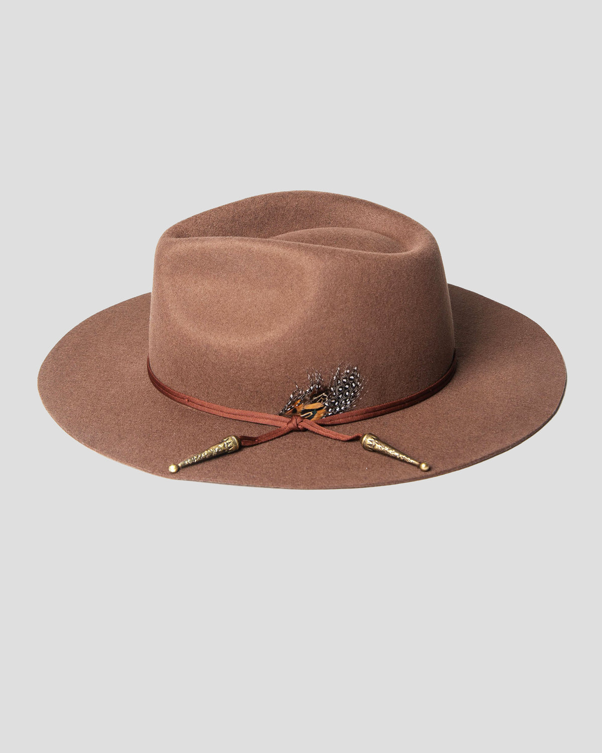 SG Lone Star Fedora Hat - Walnut – Southern Gents